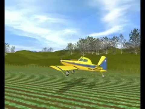 Trainz: Air Tractor 802 Crop Duster Aircraft Demo - YouTube