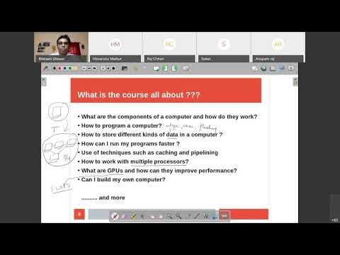 Introductory Lecture | Computer Organization and Architecture | Dr ...