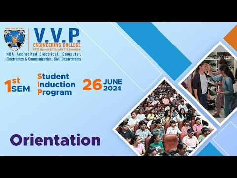 First Semester | Student Induction Program | Day 1 | VVP ENGINEERING ...