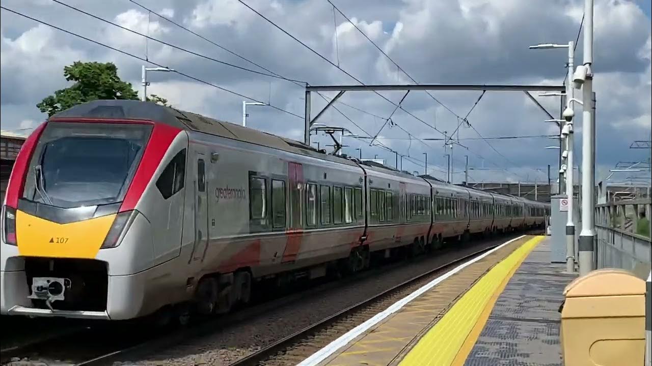 Stansted Express Class 745 (12 Coaches) Departing Tottenham Hale For ...