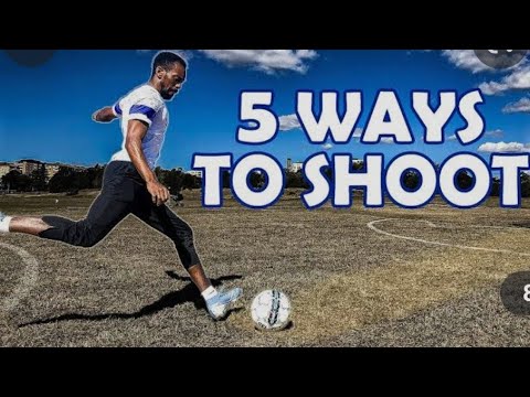 5 WAYS TO SHOOT USE IN FOOTBALL - YouTube