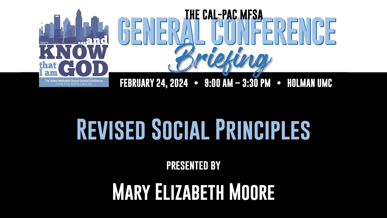Revised Social Principles at the United Methodist General Conference ...