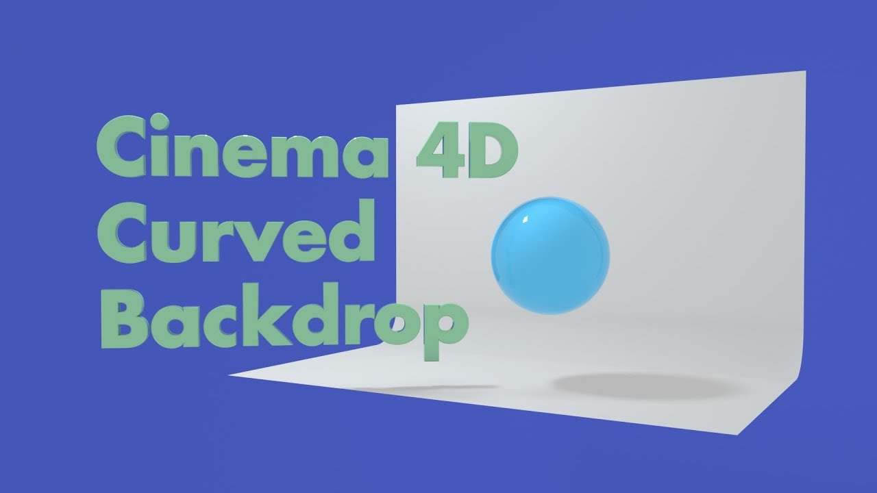 Curved Backdrop in Cinema 4D Tutorial - YouTube