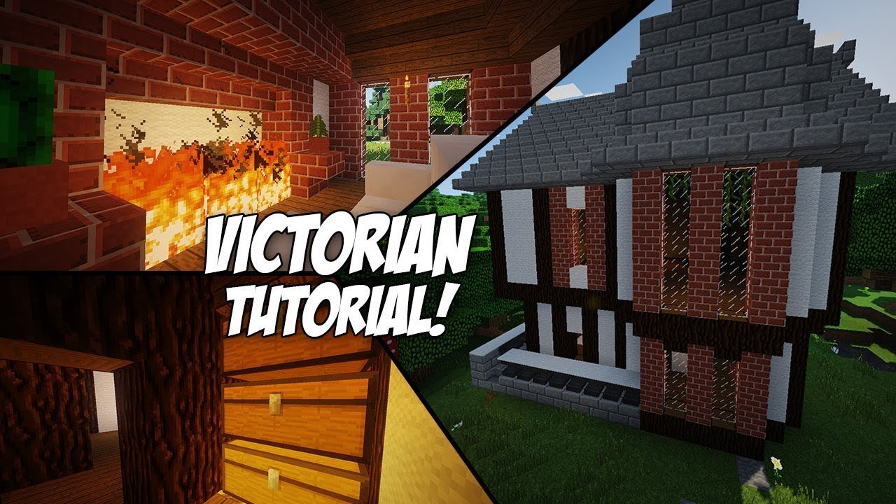 Minecraft - Small Victorian House Tutorial - YouTube