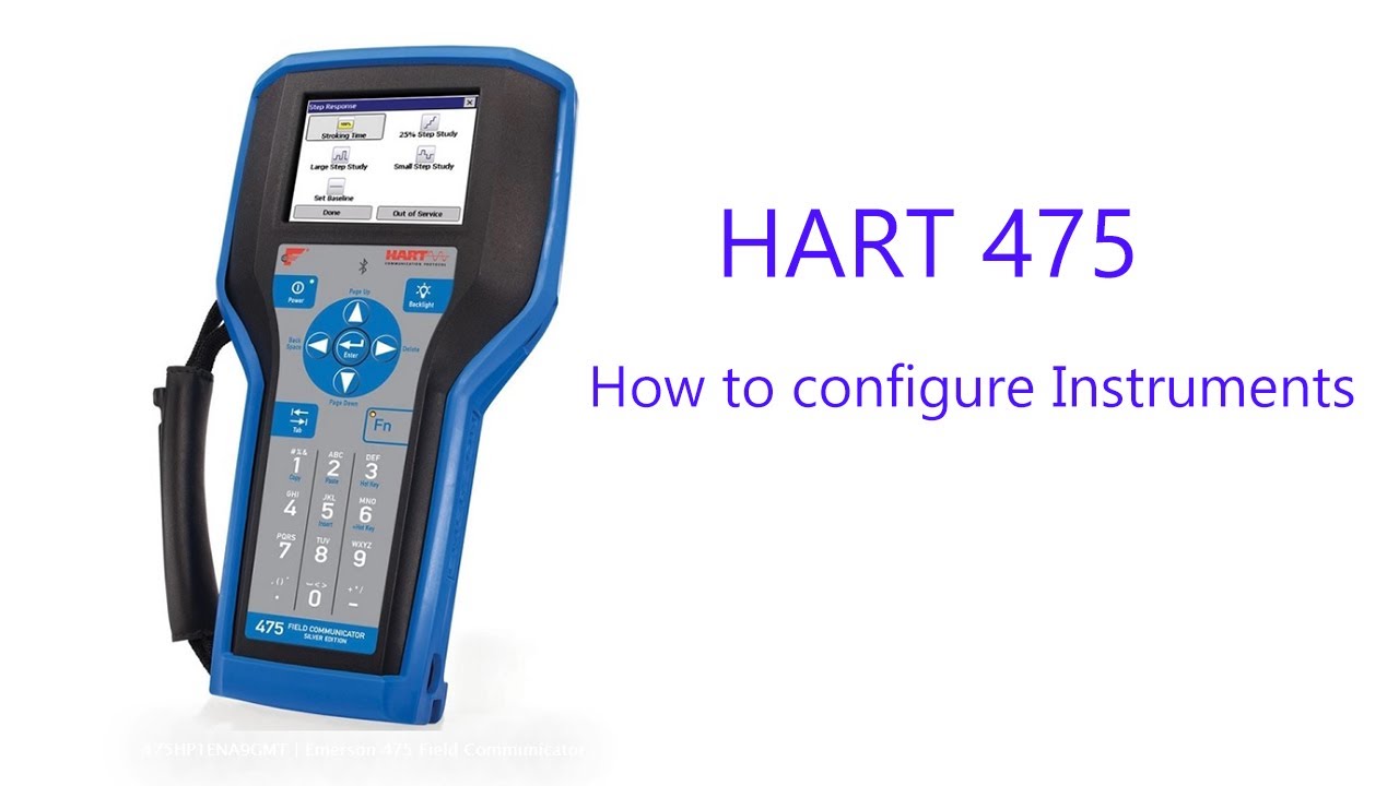 HART 475 Communicator I Instrument Commissioning - YouTube