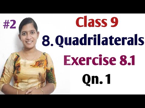 Class 9, 8.Quadrilaterals. 8.1: Qn.1 |Smart Maths| - YouTube