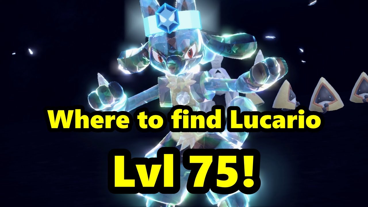 Where to find Lucario lvl 75 Ice Pokemon Scarlet & Violet - YouTube