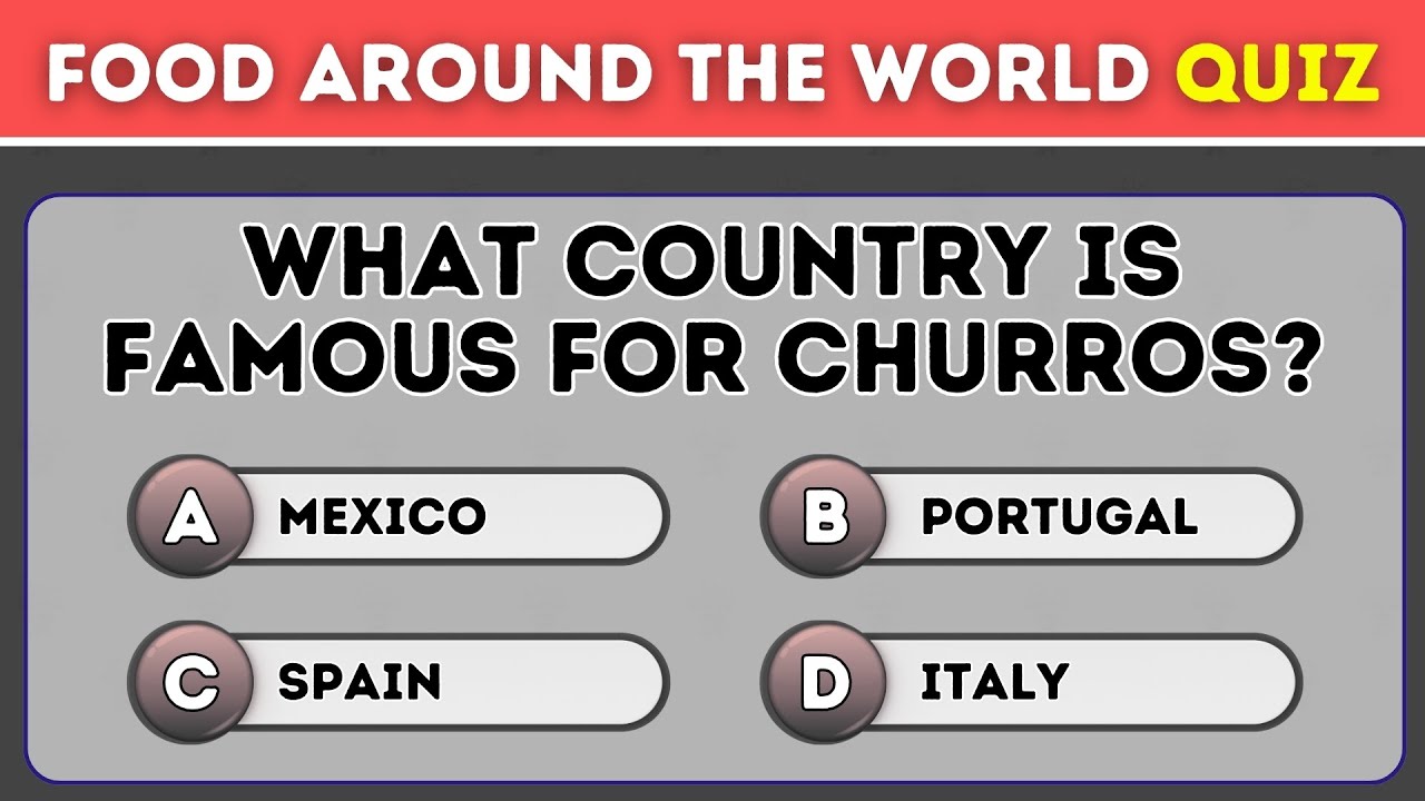 🍜 Global Food Quiz Can You Guess the Dish? - YouTube