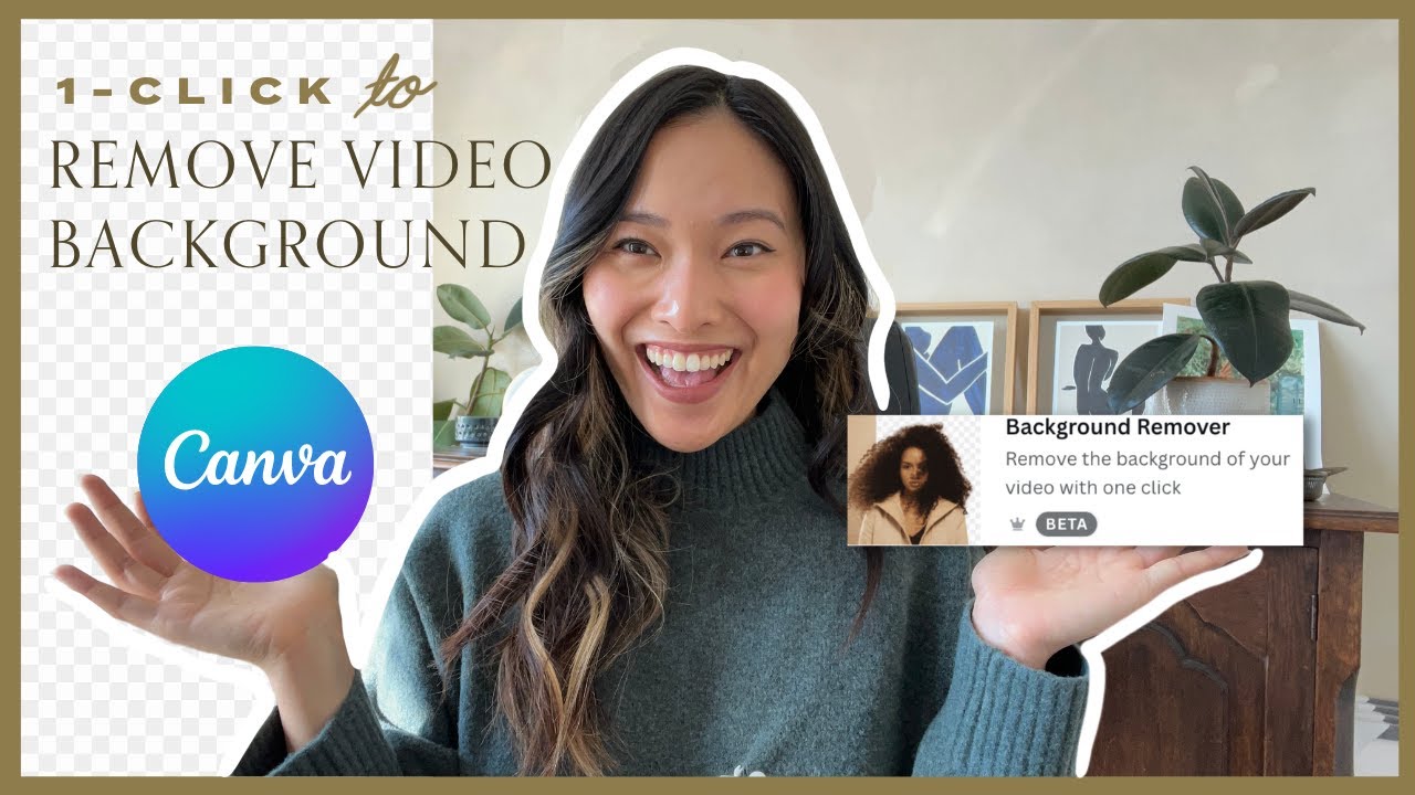 How to Remove Video Background using Canva || Easy One-Click Magic ...