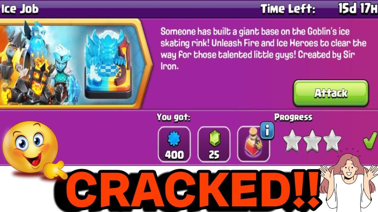 ICE JOB CHALLANGE CRACKED!!//EASY 3 STAR - YouTube