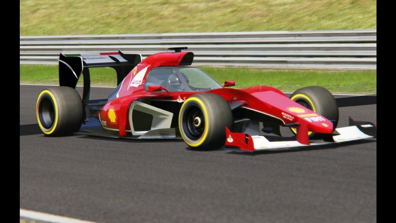 Racing Ferrari FX-i1 V8 Concept Car at Red Bull Ring - YouTube