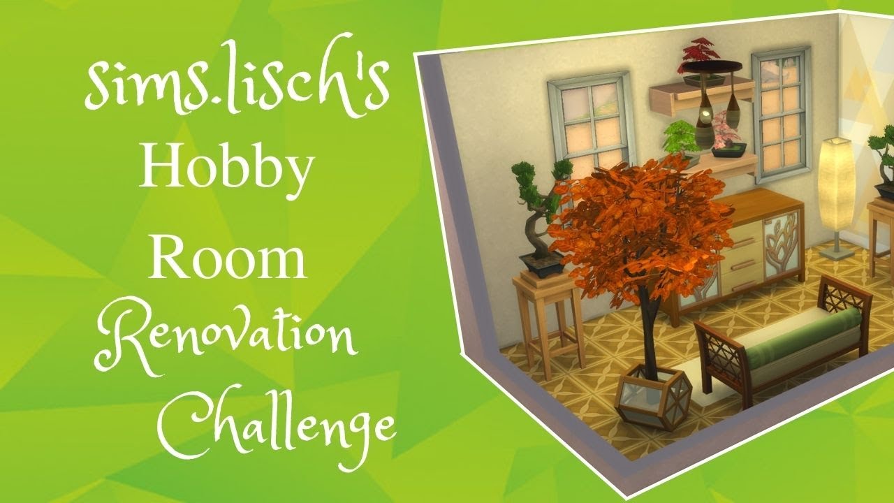 sims.lisch's Hobby Room Renovation Challenge | Sims 4 Speed Build - YouTube