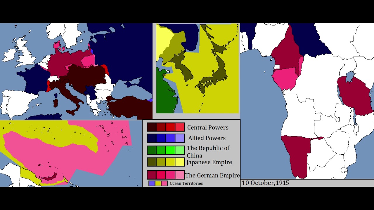 World war 1, Alternate History: Every day - YouTube