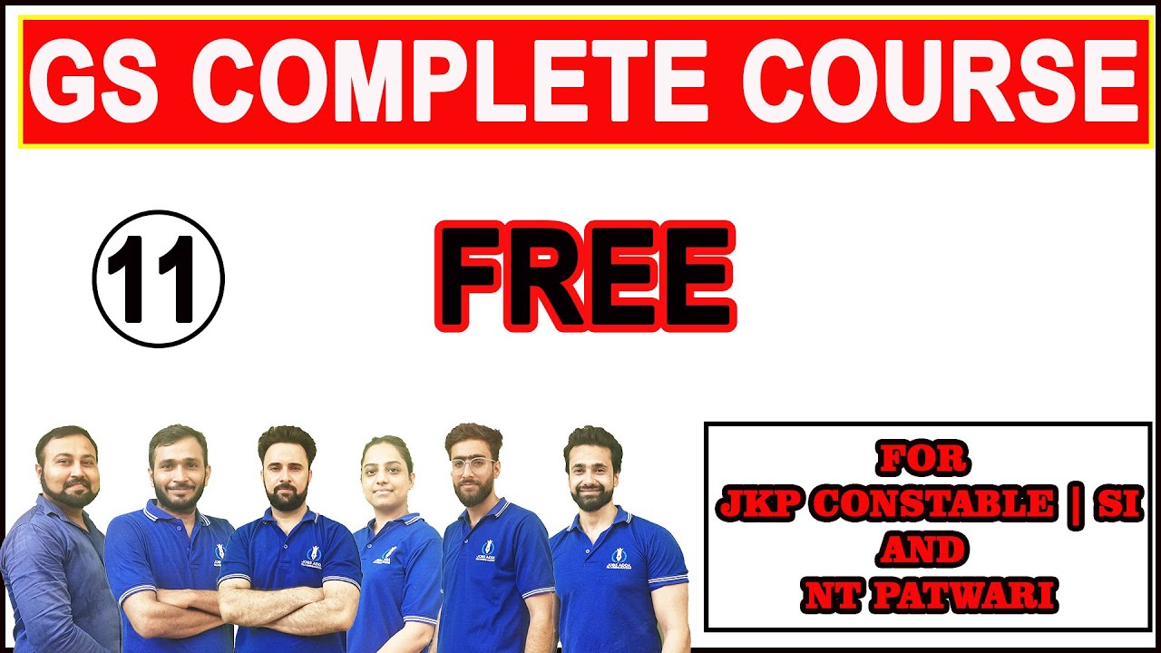 J & k GK for JKP constable |NT| JKPSI |And PATWARI LECT 11 - YouTube