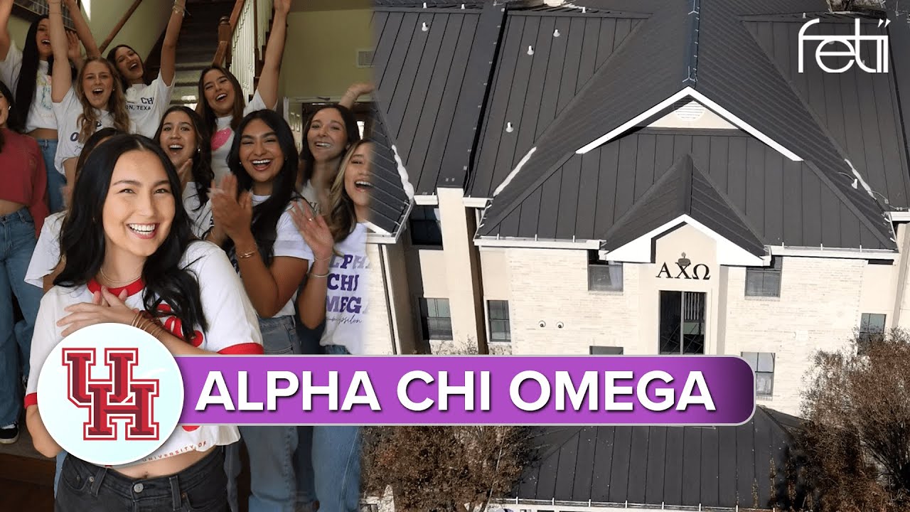 Alpha Chi Omega at University of Houston House Tour (2025) - YouTube