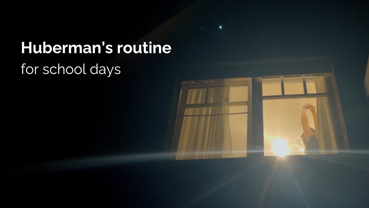 Andrew Huberman's 5am routine for students - YouTube