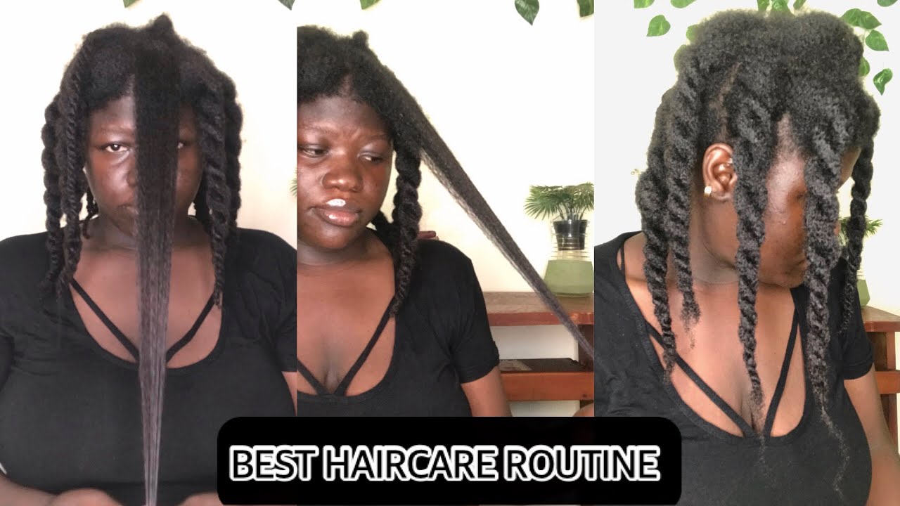 My 4C hair Routine Washday + How I grew my natural hair long/ detailed ...
