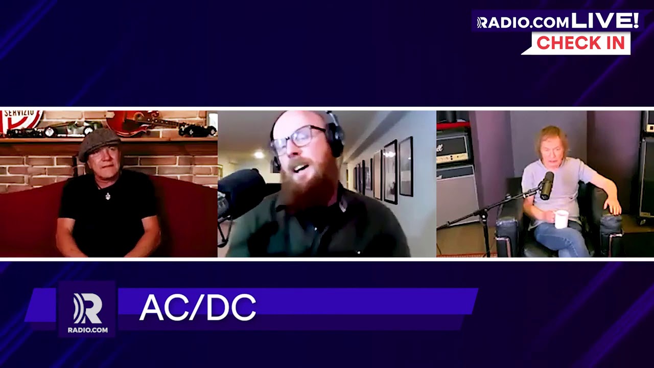 Interview to AC/DC's Angus Young and Brian Johnson | Radio.com ...