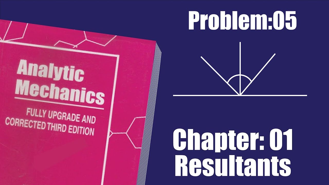 Analytic Mechanics Chapter 01 Problem 05 Resultants And Components. - YouTube
