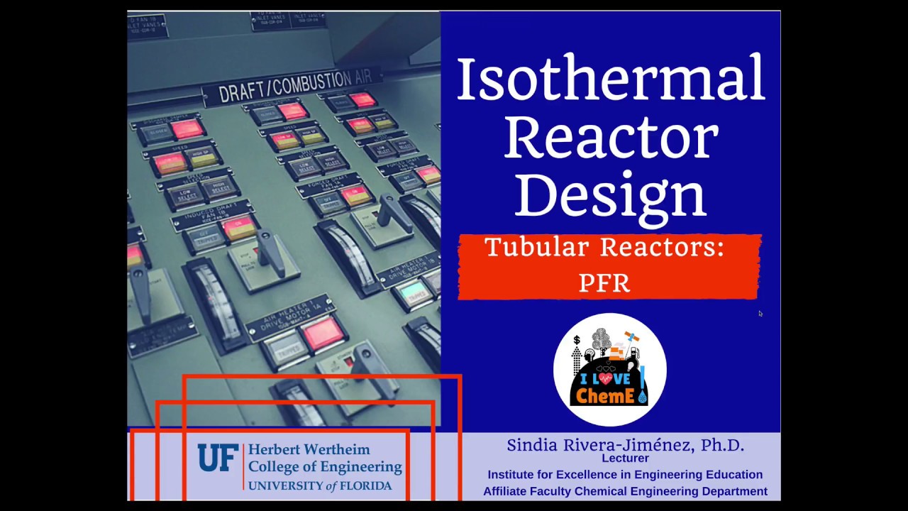 Reactor Design PFR - YouTube