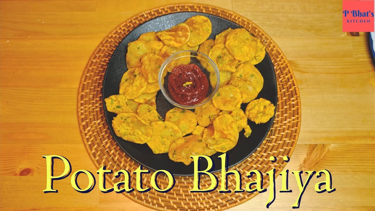 Potato Bhajiya | Batata Bhajii | Potato Pakoda | Quick & Easy | Tea ...