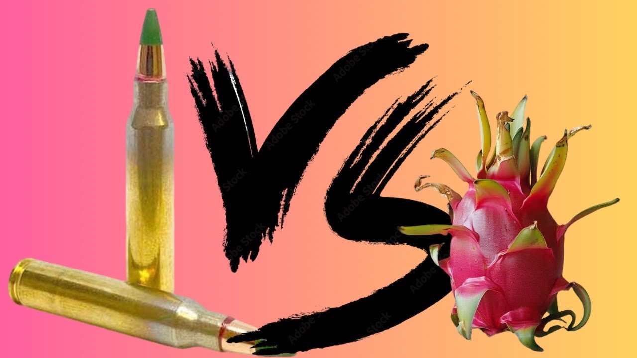 Bullet VS Fruits - YouTube