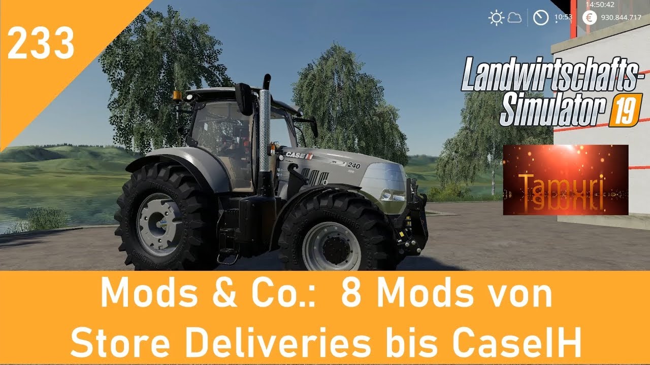 LS19 Mods & Co. #233 8 Mods von Store Deliveries bis CaseIH mit Link ...