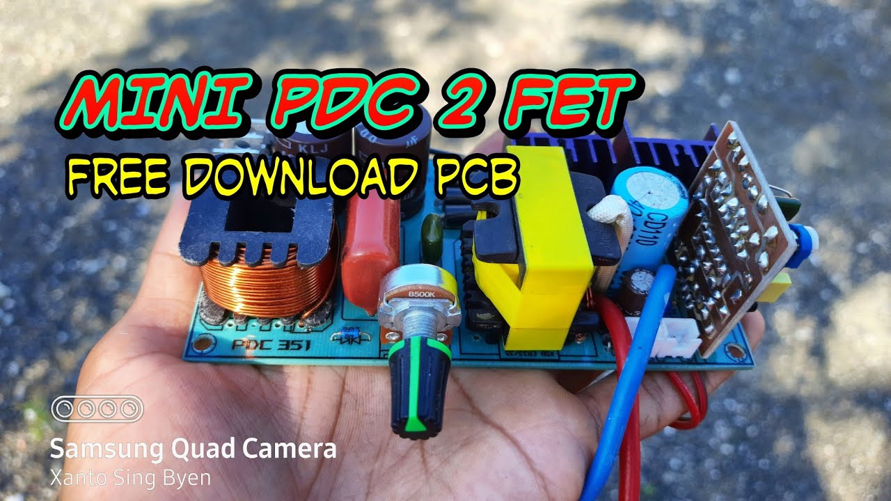MINI PDC ⁉️ Setrum Ikan PDC 2 Mosfet terbaru Make mini ultrasonic ...