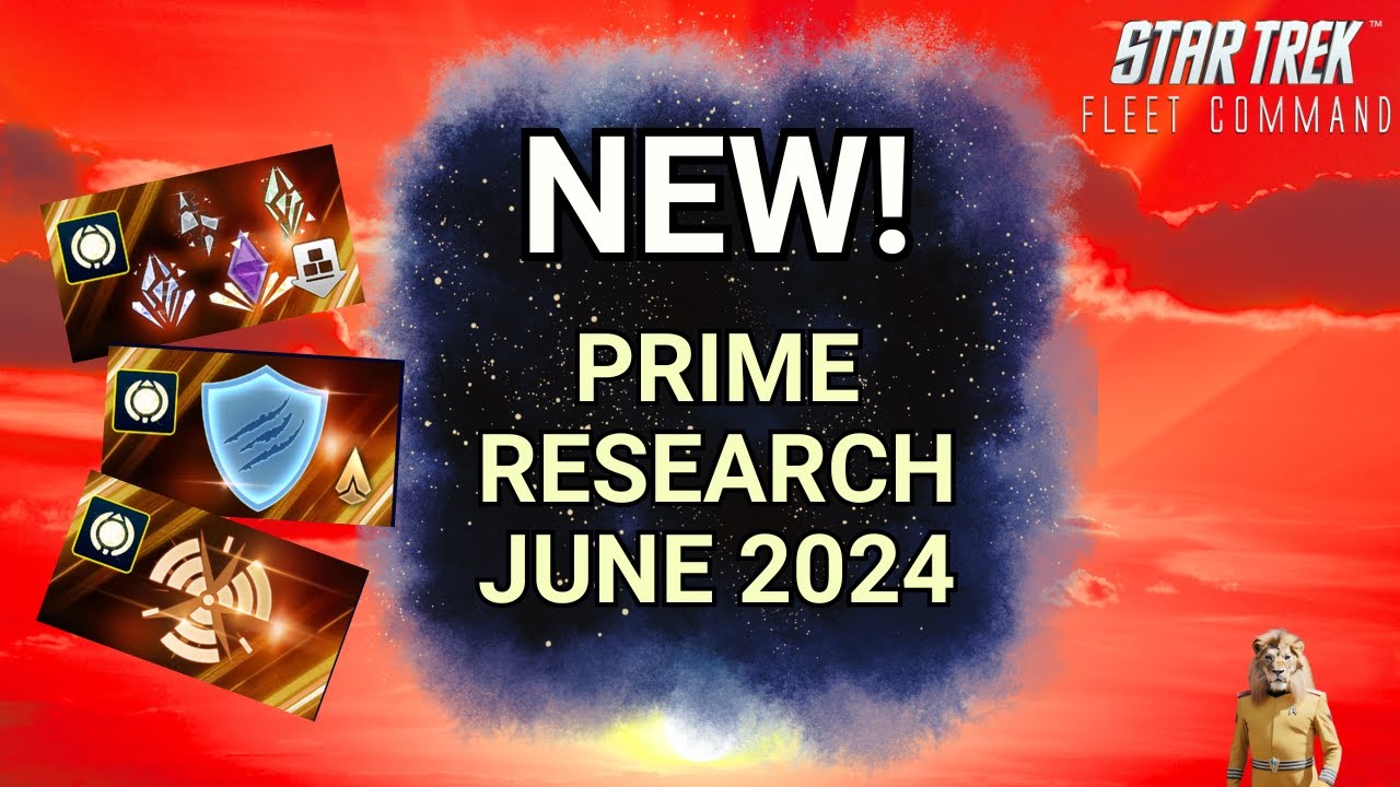 NEW: Prime Research June 2024 | How to play Star Trek Fleet Command ...