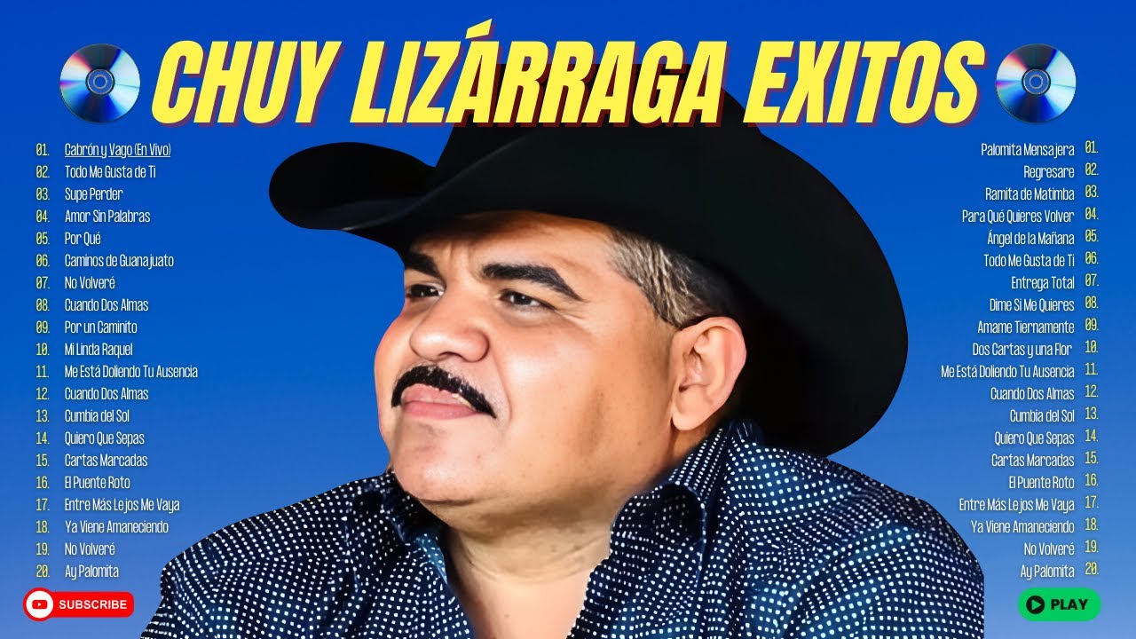Chuy Lizárraga ~ Éxitos Inmortales de Chuy Lizárraga | Revive los ...