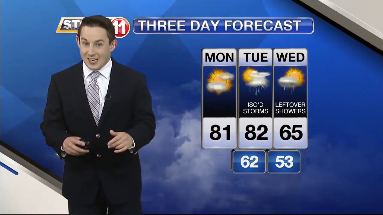 WTOK Weathercast, Sunday April 1st 2018 - YouTube