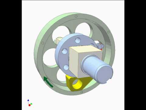 Sprag overrunning clutch 3 - YouTube