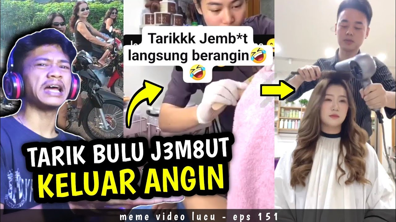 TARIK BULU J3M8UT EMANG ADA ‼️ REACTION MEME VIDEO LUCU - YouTube