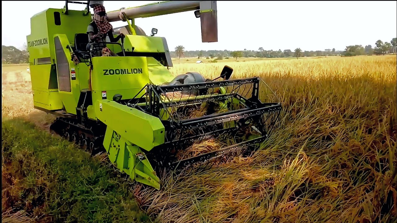 Crop cutting machine | Team Zoomlion - YouTube