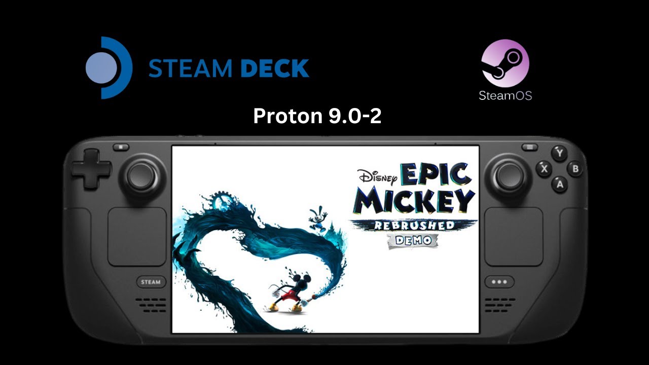 Disney Epic Mickey: Rebrushed Demo - Steam Deck Gameplay - YouTube