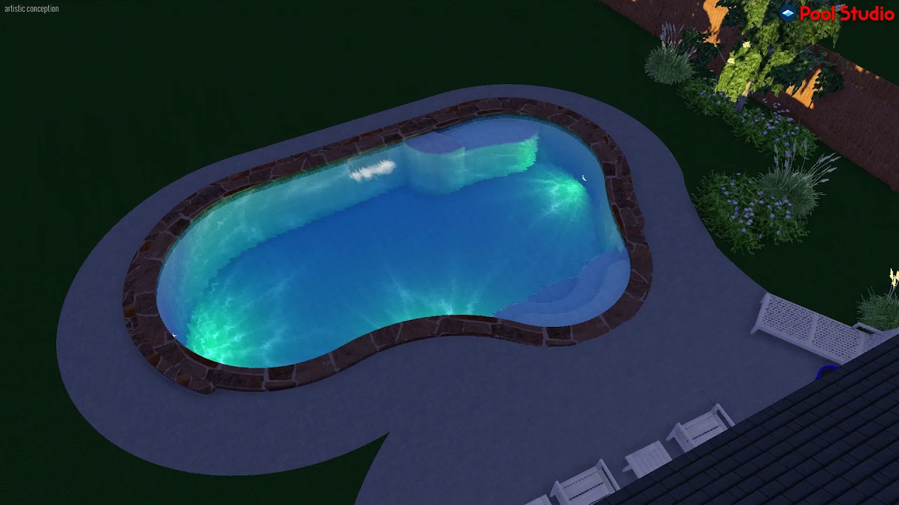 Custom Pool for Matt and Susan S. - YouTube
