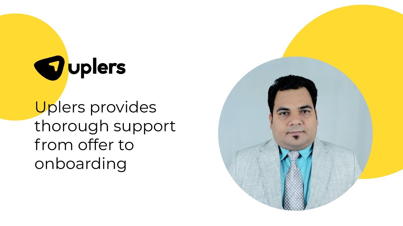 Uplers | Talent Stories | Upendra shares his experience of going ...