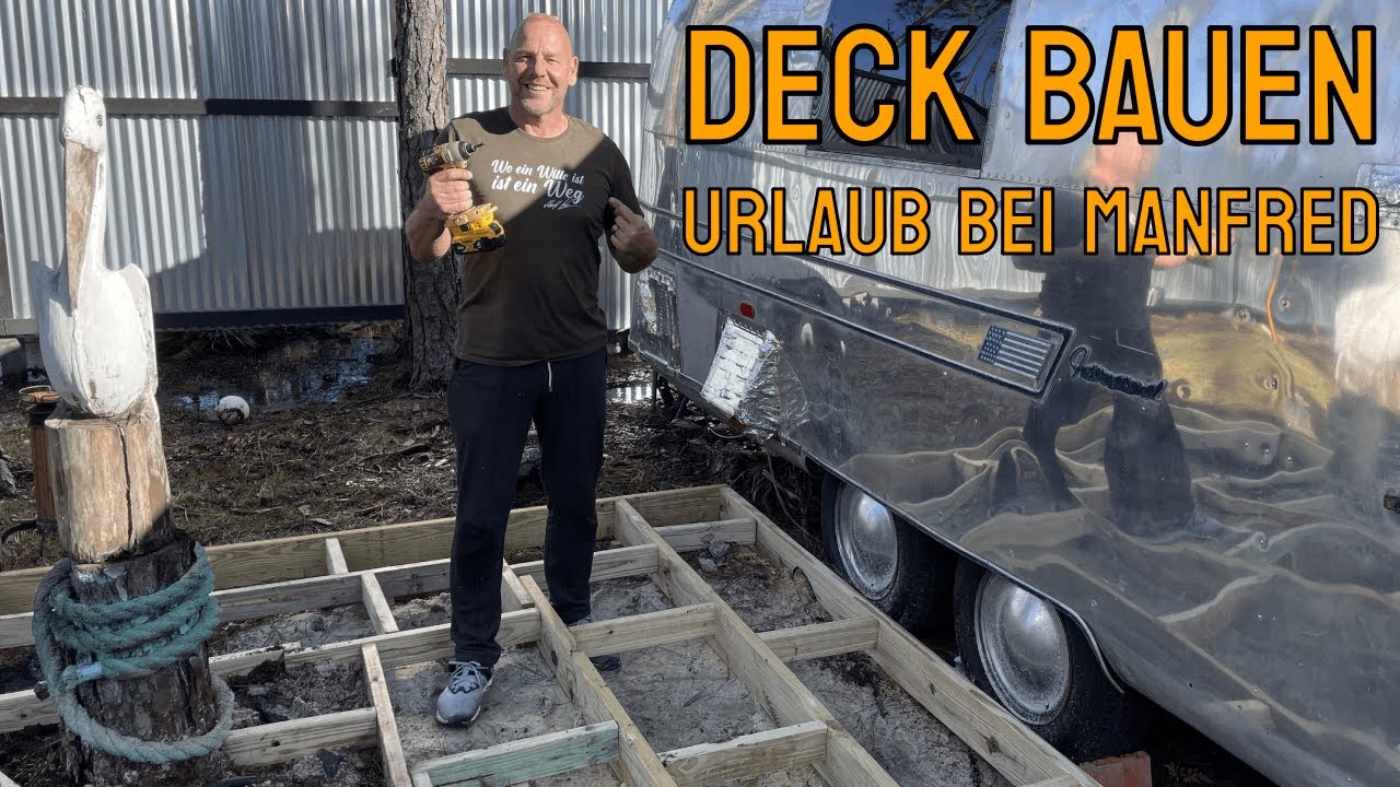 Ich baue ein Deck | Manfred Gilow | #germanator - YouTube