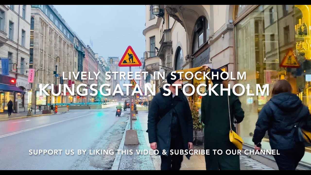 Stockholm Walks: Kungsgatan, Stockholm | Lively Street | Street Life ...