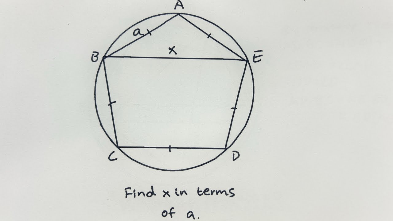 Q456 | Math Olympiad | Geometry | Regular Pentagon | Ptolemy Theorem ...
