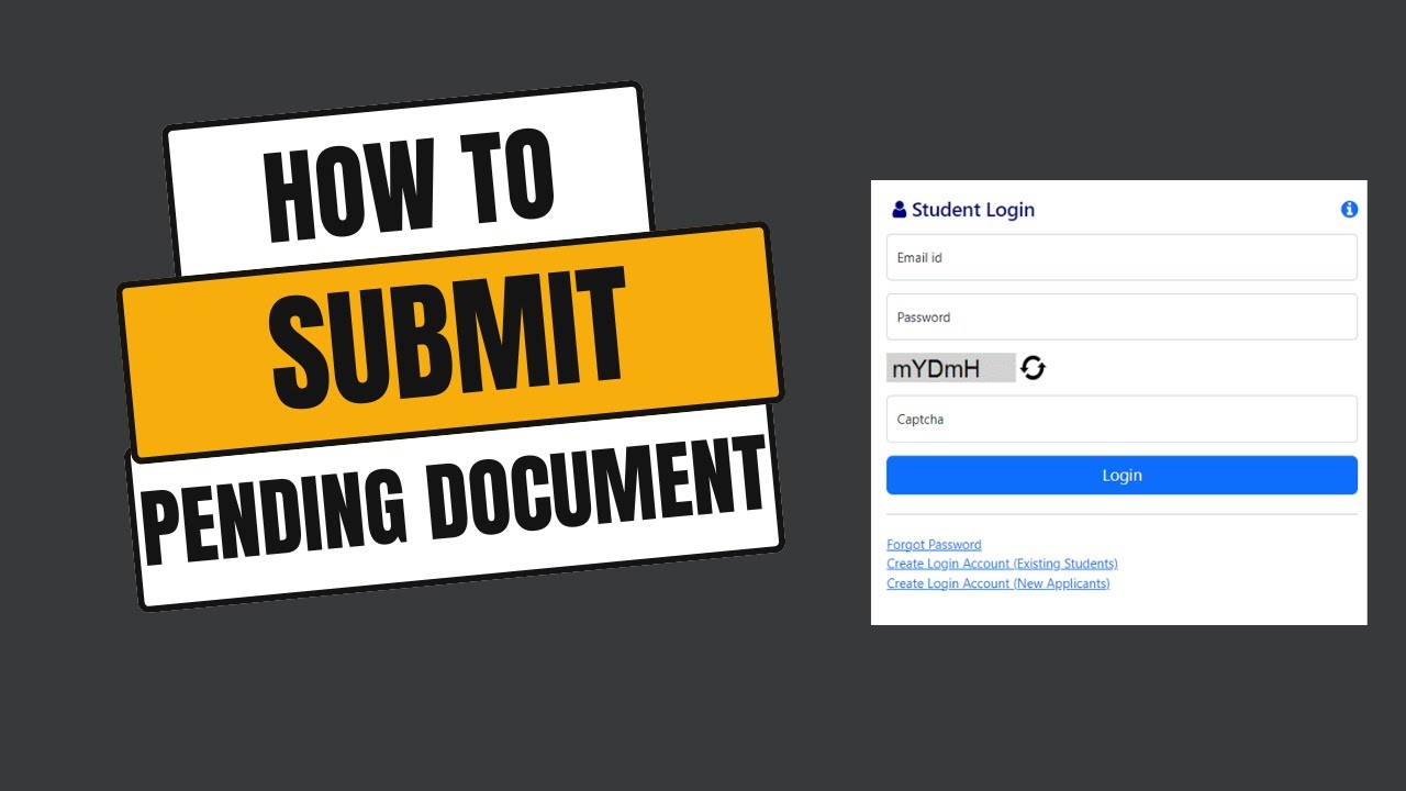 how to submit pending documents - YouTube