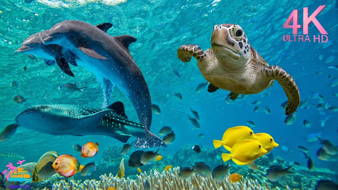 Aquarium 4K VIDEO (ULTRA HD) | Stunning 4K Wonders of Underwater ...