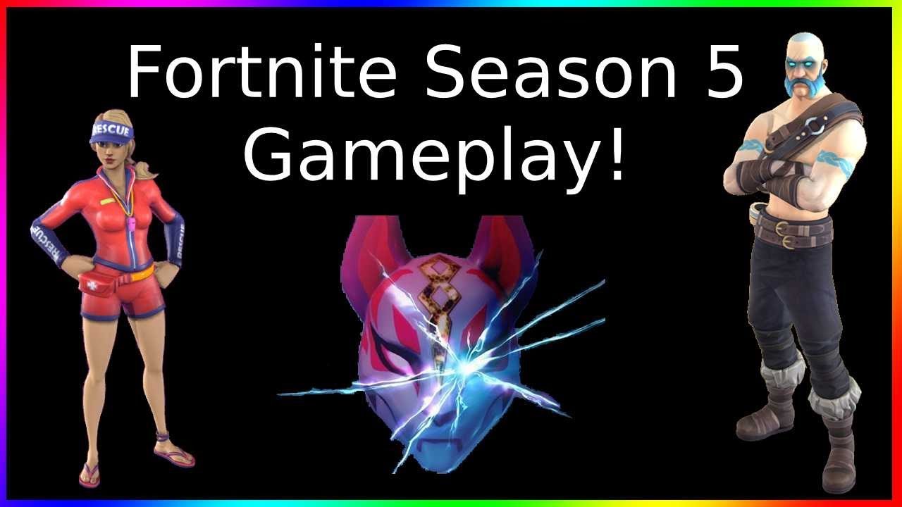Fortnite Season 5! Gameplay! V5 (Final) - YouTube