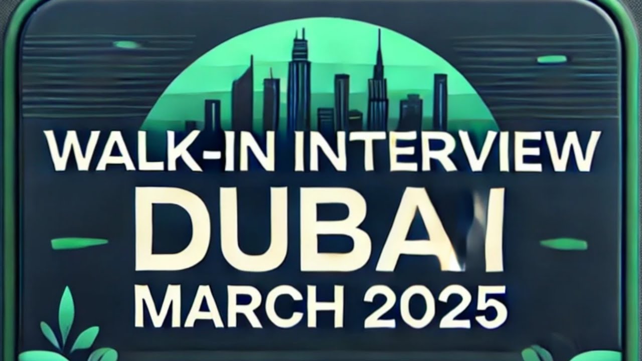 Walk in interview dubai /fresher jobs/ dubai jobs/ today, tomorrow, and ...