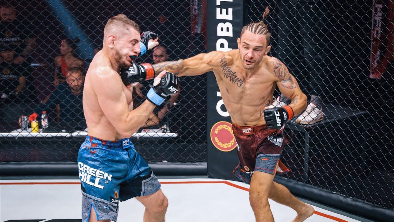 Хайлайт моего крайнего боя на HFC MMA / Максим Гладиатор Фомичев vs ...