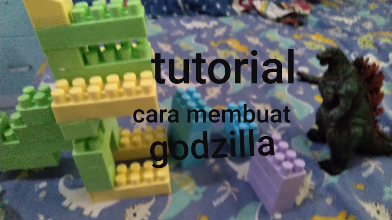 Tutorial cara membuat godzilla dari lego - YouTube