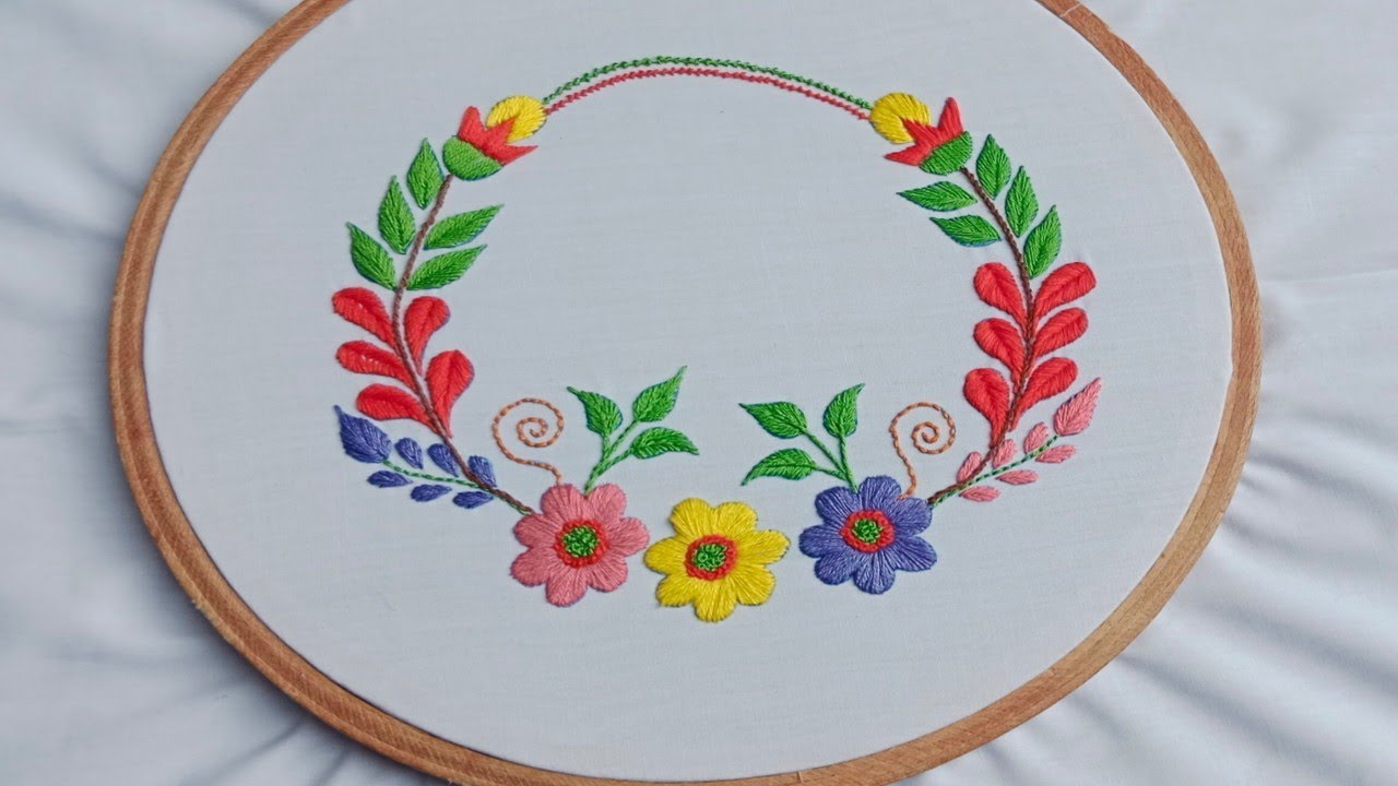 Embroidery Nice Design | Beautiful Circle | Super gorgeous | Wonderful ...