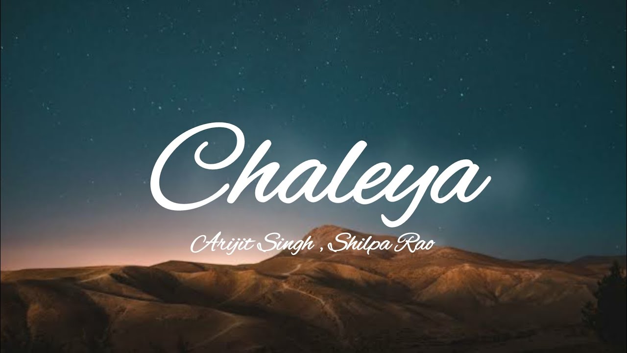Chaleya Song (Lyrics) Jawan | Slowed And Reverb | - YouTube