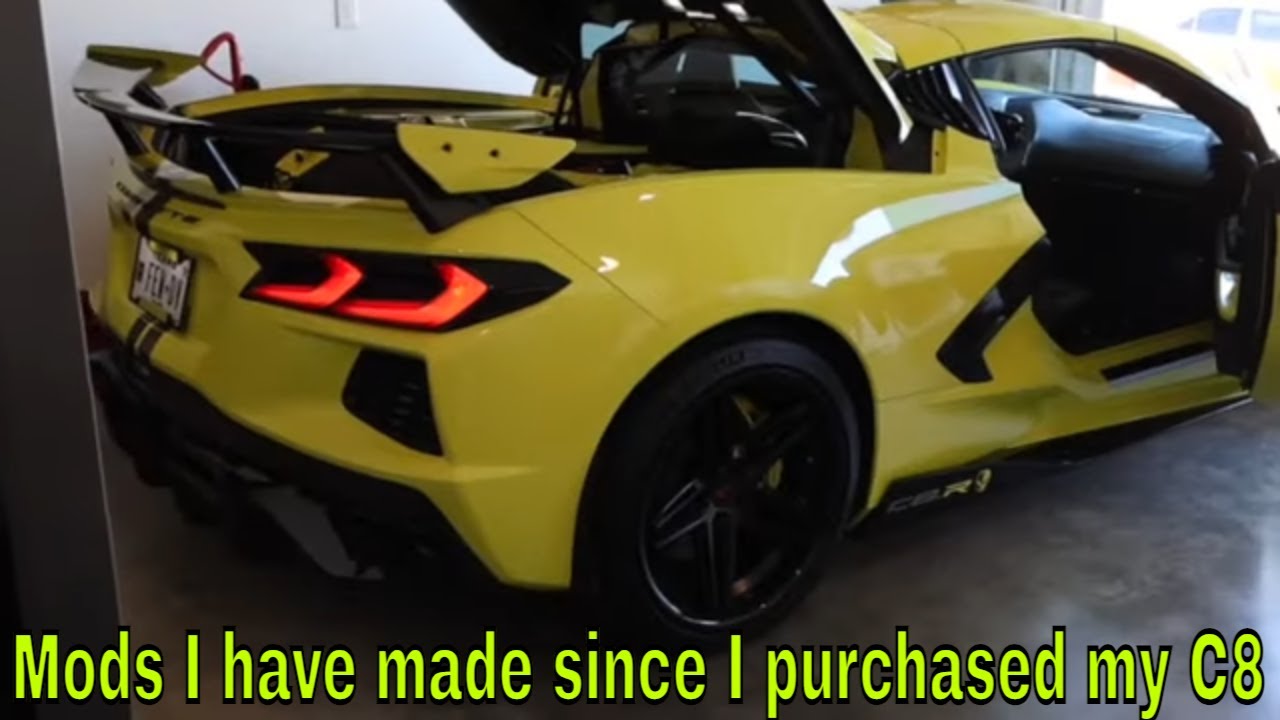 Check Out The Awesome Mods I've Added To My C8 Corvette - All Price ...