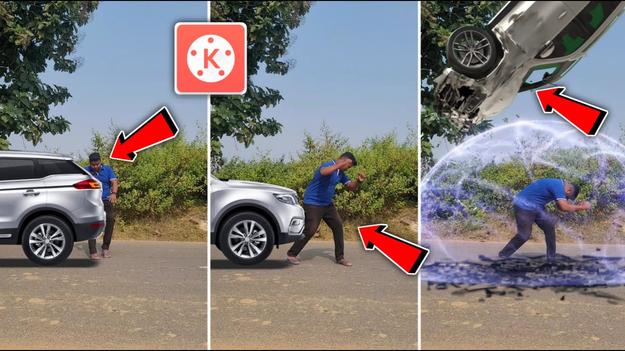 Car Crash VFX Video Editing || Kinemaster Editing || Car accident Video ...